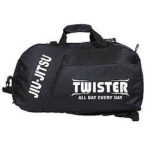 TWISTER Jiu jitsu backpacks (Black/White, Jiu jitsu backpacks)