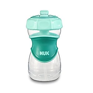 NUK Everlast Straw Sippy Cup, Green, 10oz 1pk