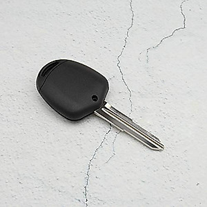 Car 2 Buttons Remote Key Fob Case Shell with Left Groove Key Blank Repair Kit Compatible with ASX Grandis Outlander Lancer