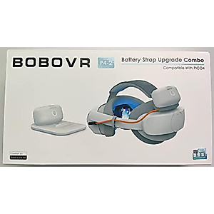 BOBOVR P4 Twin Battery Upgrade Combo - Compatible with Pico4 Accessories, Recirculating Power Supply System,Dual Battery Pack,B2 and Magnetic Charging Dock