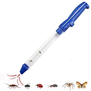 Vacuum Bug Catcher, Spider and Insect Traps Catcher with USB Rechargeable Bug Pest Control,Insects and Handheld Bug Catcher with LED Flashlight for Stink Bug,Beetle,Pest Suction Trap