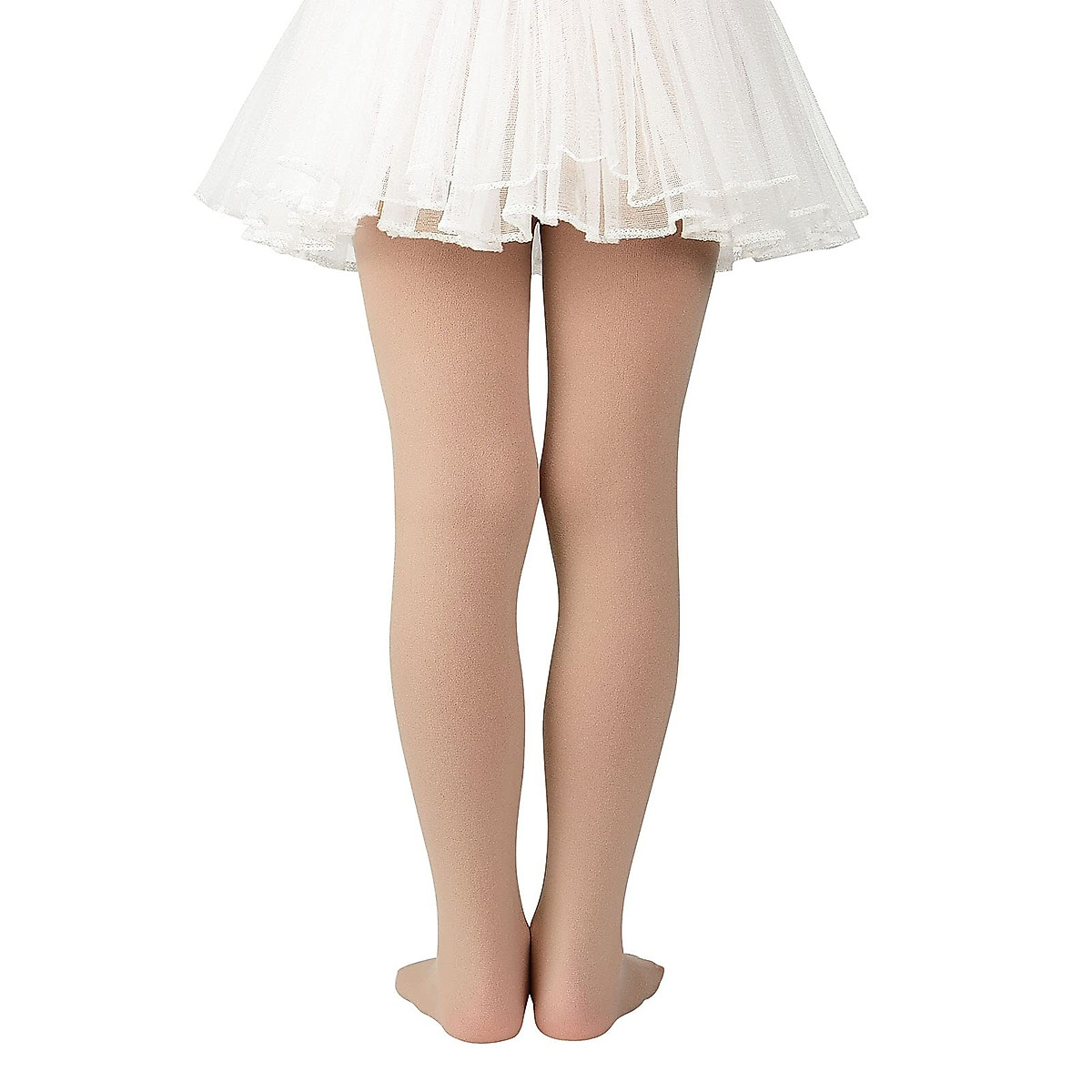 Baby Leggings Christmas Ballet Dance Tights Girl Socks Toddler Seamless Leg Warmers Nude 1-3T