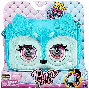 Purse Pets, Fierce Fox Interactive Pet Toy & Crossbody Kids Purse with Over 25 Sounds and Reactions, Shoulder Bag for Girls, Trendy Tween Gifts