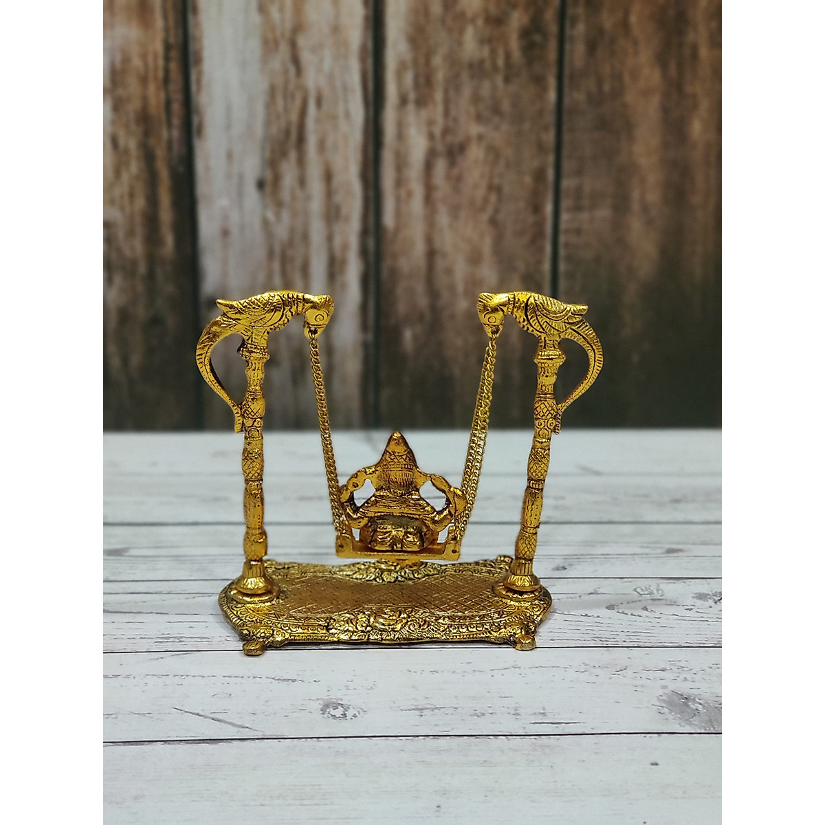 GiftNagri Golden Oxidized Metallic Ganesh Jhula