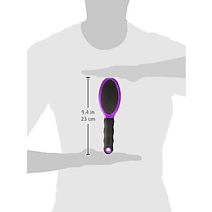 Hartz Groomer's Best Deshedding Slicker Dog Brush, Black/Violet