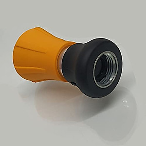 Fireman Style Hose Nozzle - Heavy Duty Hose Spray Nozzle, Garden Hose Nozzle, High Pressure Sprayer Nozzle to Wash Your Car or Water Your Garden – Leak Proof, Universal Fit Garden Hoses