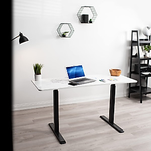 VIVO Dry Erase 60 x 24 inch Universal Solid One-Piece Table Top for Standard and Sit to Stand Height Adjustable Home and Office Desk Frames, Whiteboard Table Top, DESK-TOP6WE