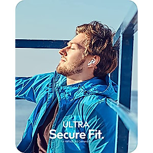 Gcioii 3 Pairs AirPods 3 Ear Hooks Covers [Added Storage Pouch] Anti Slip Wings Ear Covers, Grip Tips Accessories Compatible with Apple AirPods 3rd Generation (White, Medium)