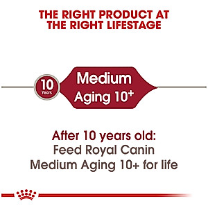 Royal Canin Medium Aging 10+ Senior Dry Dog Food, 30 lb bag