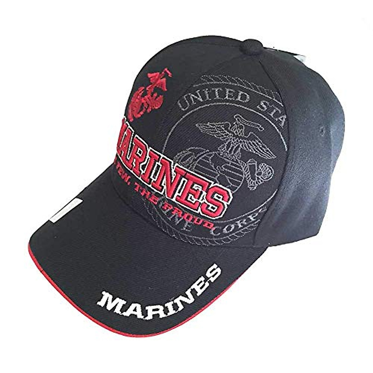 US Marine Corps Official Licensed Embroidered Emblem Baseball Cap Hat (Marines-3)