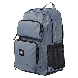 Dickies Double Pocket Backpack, Steel Blue, AL