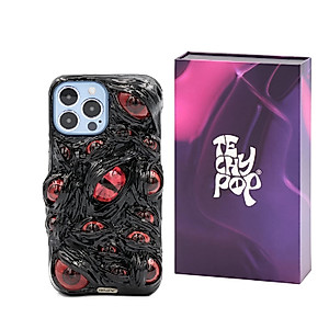 Techypop- Cat Eye in the Dark Handmade Phone Case (Compatible with iPhone 15 Pro)