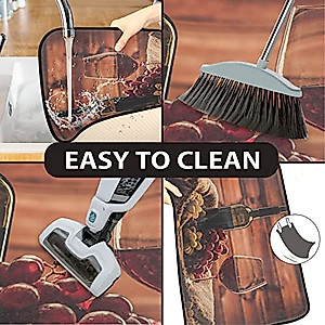 Kitchen Mat Red Wine Kitchen Floor Mat Cushioned Anti-Fatigue Kitchen Rug Fruit Grape Non-Slip Kitchen Rugs and Mats Comfort Mat for Kitchen, Floor Home, Office, Sink, Laundry