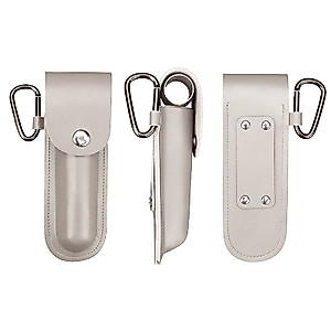 Wood Auger Drill Bit, 1.5" Survival Settlers Tools Scotch Eye Auger Bushcraft Gear And Equipment Manual Wood Auger Peg And Hole Maker Multitool With Leather Case For Camping And Outdoor Backpack (Beige)