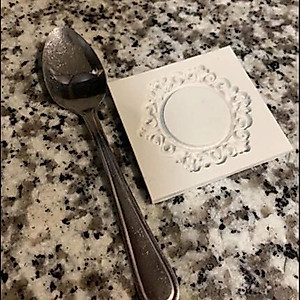 1Pcs Mini Frame Silicone Mold Sugarcraft Cake Decorating Tools Fondant Gompaste Molds 3.1x2.9" (Large)