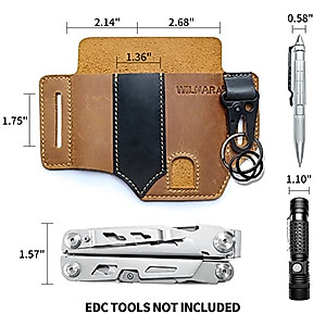 Multitool Belt Sheath, for Leatherman Multitool Sheath EDC Pocket Organizer with Belt Clip and Flashlight Sheath Multitool Pouch