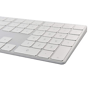COOSKIN TPU Clear Keyboard Cover Protector for 2017 Released Apple Magic Keyboard with Numeric Keypad US Layout A1843 Keyboard Skin