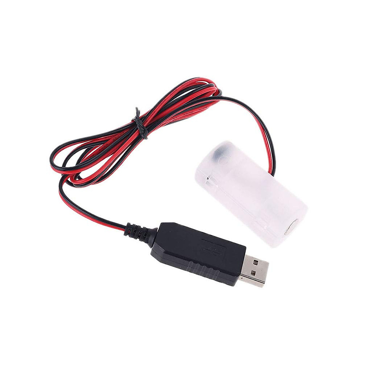 S-YUWEN Battery Eliminator US Plug USB Power Supply Adapter Replace 1-4pcs 1.5V LR14 C Battery Eliminator for Clocks Toys Lamps and More Electronic Devices Replacement C Cell Batteries