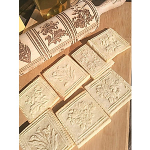 Springerle rolling pin Springerle cookie molds Springerle cookies German cookies Springerle carved rolling pin,Christmas gifts,Gift for mom