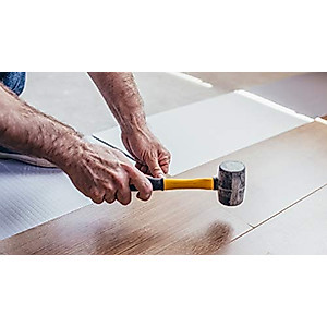 Benchmark - Rubber Mallet Set - 3 Sizes (8 oz, 16 oz, 32 oz) - Durable Low Recoil Rubber Mallet Heads with Sure Grip Fiberglass and Rubber Handles