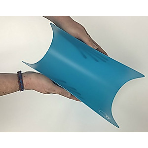 Set of 6 Color Coded Flexible Plastic Cutting Boards for Kitchen with Food Logos (12x15") - BPA Free, Anti-Slip