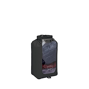 Osprey 20L Waterproof Dry Sack with Window, Black
