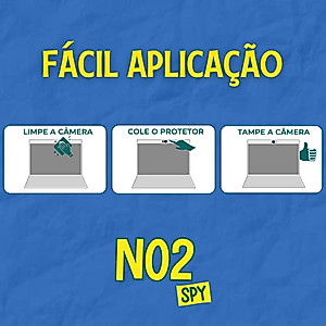 Webcam Cover Slide Ultra-Thin Original NO2SPY Privacy Protector High Security Perfect for MacBook, Laptop, iMac, Black (9 Pieces)