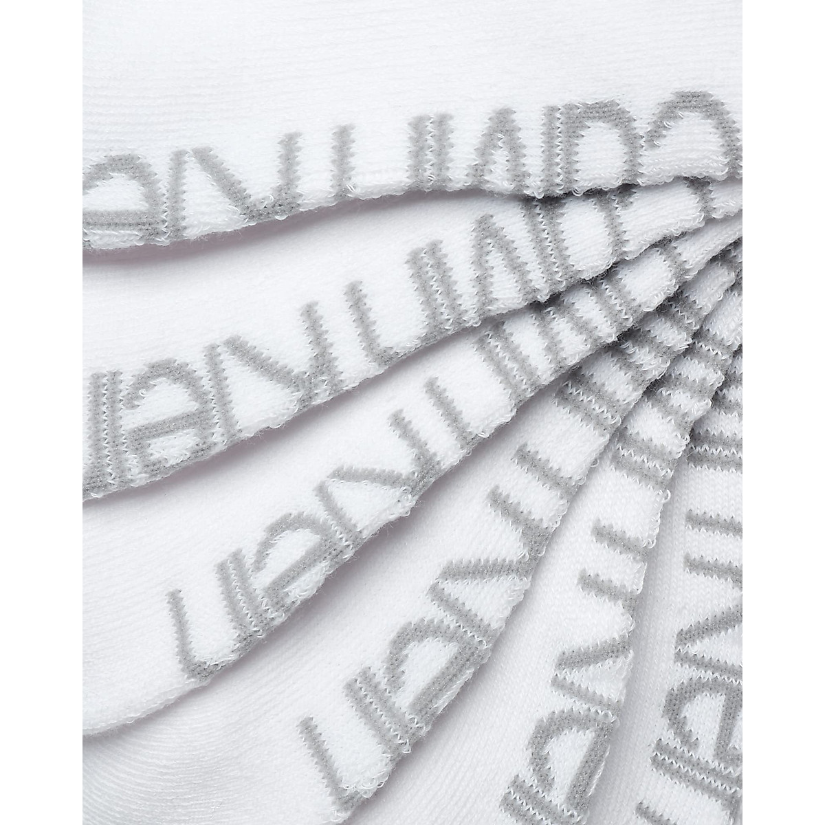 Calvin Klein Women's Athletic Socks - Lightweight Performance No Show Socks (12 Pack), Size 4-10, Pure White