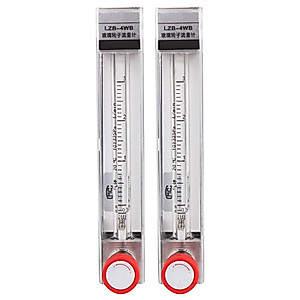 Digital Air Gas Liquid Micro flow Flowmeter, LCD Display Flowmeter Rotameter, Portable High Precision 0.3-3l/min 23 * 136mm