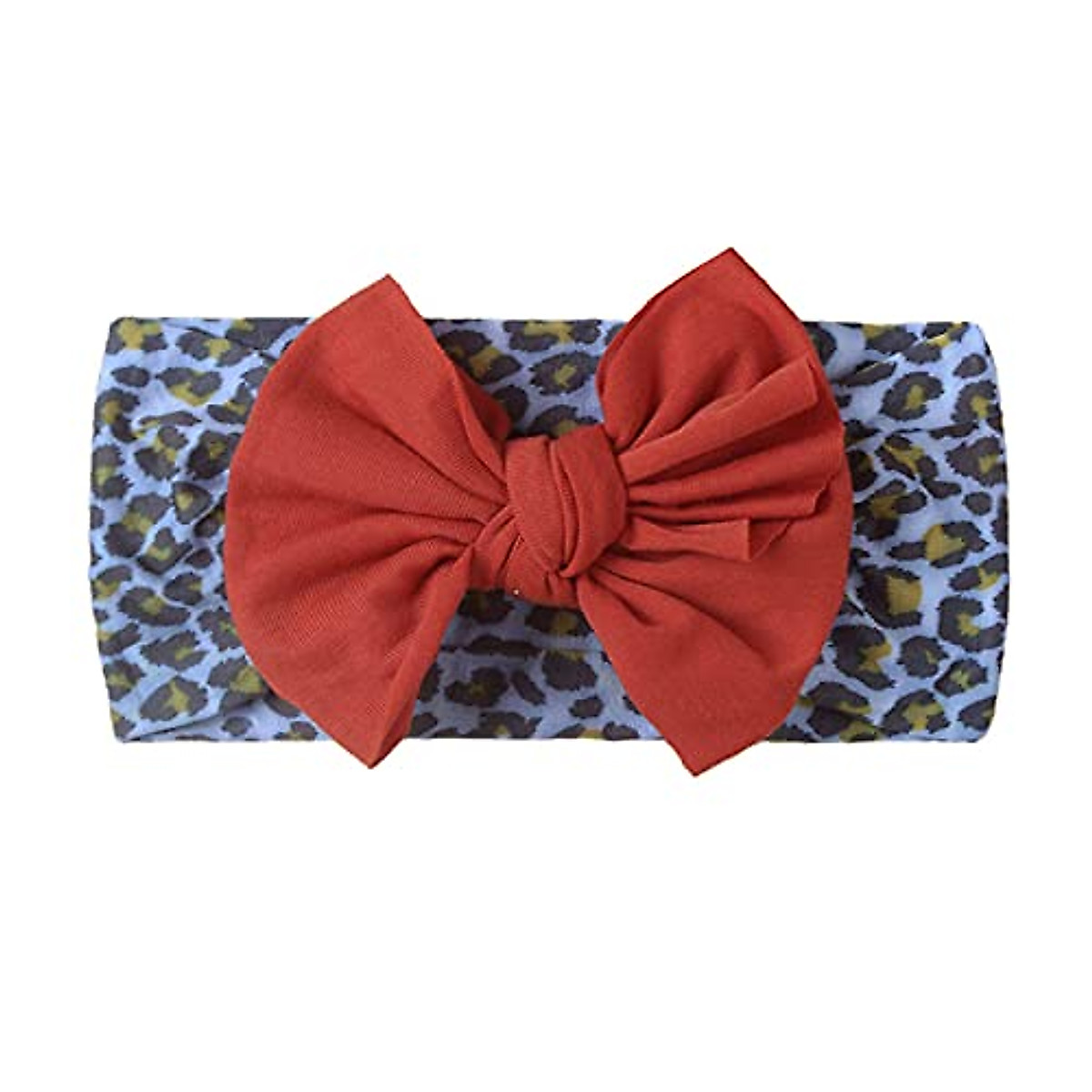 Hair Accessories Leopard Print Baby Toddler Stretch Hairband Girls Baby Care Personalized Funny Headgear (C, One Size)