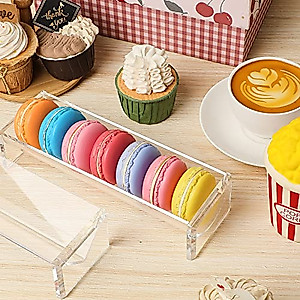 4 Pieces Clear Cracker Tray for Serving Rectangular Cracker Holder Acrylic Serving Tray Food Display Stands for Party Biscuit Cracker Dish Charcuterie Board Platter for Wedding Home Party Events