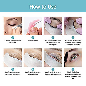 AYASAL Lash Lift Kit Eyelash Perm Kit, With Detailed Instruction Eyelash Lift Kit, Easy for Beginner and Professional Lash Perm Kit, Achieve Salon-Quality Lashes Lift with Safe and Effective Result