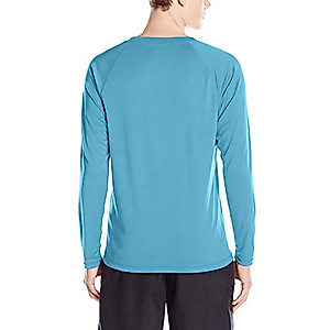 Kanu Surf Men's Standard Long-Sleeve Rashguard, Blue, XX-Large