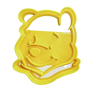 WINNIE THE POOH FACE CARTOON BOOK CHARACTER DETAILED COOKIE CUTTER MADE IN THE USA PR455
