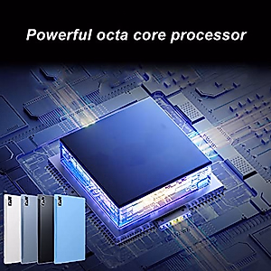 Naroote Gaming Tablet 10.1 Inch Tablet 5G WiFi Type C Rechargeable 100A 240V 8GB RAM 256GB ROM for Office (US Plug)