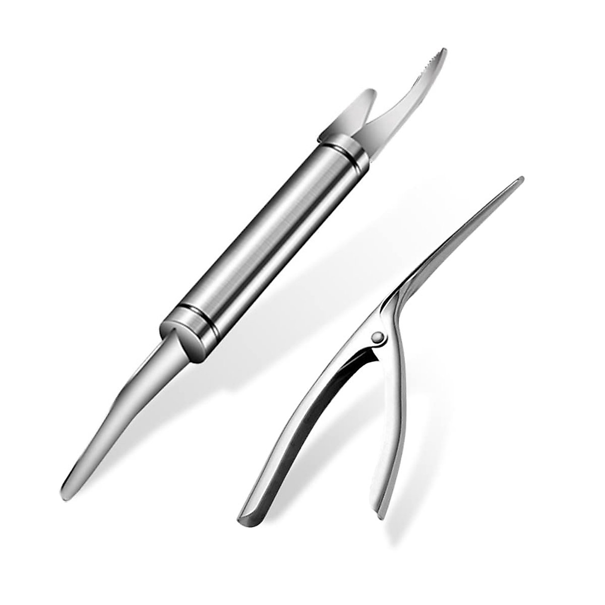 ADORAMBLING Shrimp Deveiner Tool and Peeler Set Multifunctional Shrimp Deveining Tool Efficient Shrimp Peeler and Deveiner Tool Portable Shrimp Cleaner Shrimp Knife for Easy Shrimp Deveining