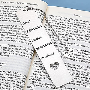 Boss Day Gifts Thank You Gifts for Women Men Leader Appreciation Gift for Boss Male Retirement Going Away Leaving Gifts Ideas for Boss Lady Supervisor Mentor Office Inspirational Christmas Bookmark