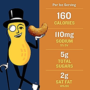 PLANTERS Deluxe Honey Roasted Whole Cashews, Sweet and Salty Snacks, 8.25oz (1 Canister)