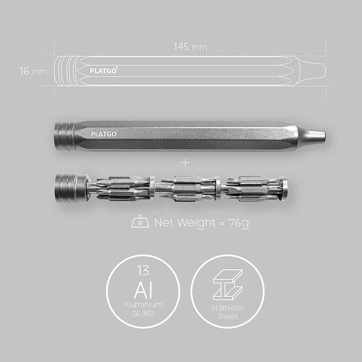36-in-1 Pocket Screwdriver, Small Screwdriver Set, Electronics Maintenance Screwdriver Set Kit, S2 Steel Bit Mini Screwdriver Set, Manual Screwdriver Set