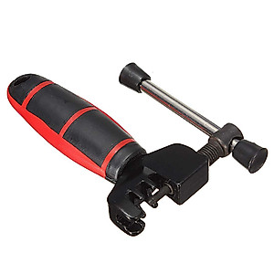 Toxz Bike Bicycle Cycle Chain Pin Remover Link Breaker Splitter Extractor Tool Kit,Bike Steel Chain Breaker Repair Tool,with Rubber Handles,Bicycle Chain Repair Tool