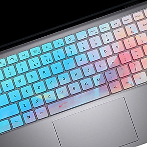 Colorful Keyboard Cover for Dell Inspiron 16 5630 5635 5620 5625 7635 7630, Dell Inspiron 14 5430 5435 7430 7435 5420 5425 7420 7425 7415 Keyboard Skin, Dell Inspiron 13 5310, Latitude 3320 3420