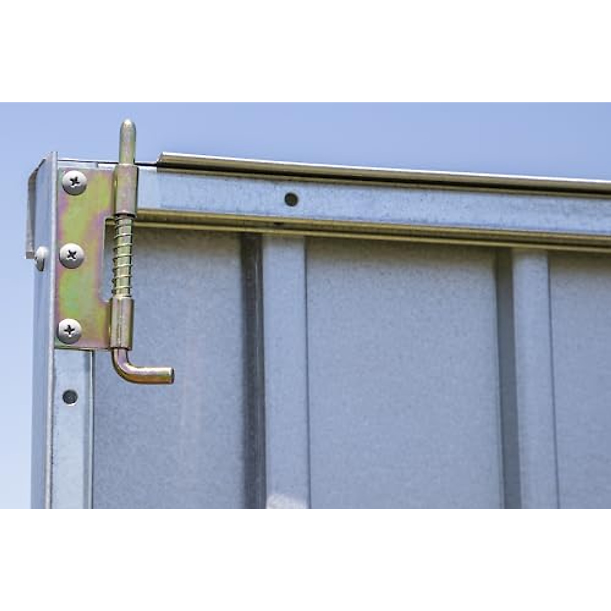 Arrow Shed Elite 6' x 4' Outdoor Lockable Steel Storage Shed Building with Pent Roof, Anthracite