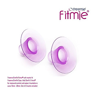 Freemie 21mm Slimfit Set of 2 Fitmie Inserts | Compatible with Freemie Slimfit Collection Cups | Pump Not Included