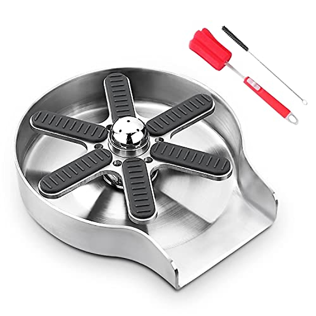 Metal Glass Washer For Kitchen Sink,360 Rotate sprayer, Glass Cleaner For Sink, Glass Cleaner Sink Attachment,Bottle Washer For Sink,Cup Washer Sink Attachment,cup rinser for sink,cup washer for sink