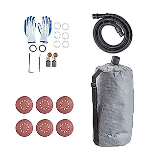 Mophorn Drywall Sander 850W, Electric Drywall Sander, Variable Speed 800-1750 RPM, Foldable Sheetrock Sander, with Telescope Handle, Electric Sander, with LED Strip Light and Vacuum Bag, Wall Sander