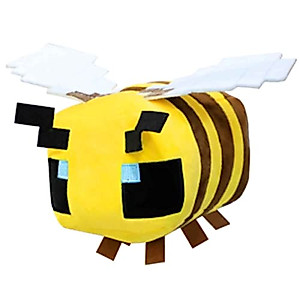 Putrer Bee Plush Toy 6.7''/17cm,Bee Stuffed Animals,Game Toys for Christmas New Year Birthday Gift, 6.7 inches (W-bee plush)