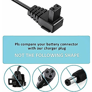 eeTao 12.6V 1.8A 2-Prong AC/DC Adapter Charger Compatible with Aiper Seagull SE 600 HJ1103J HJ1102 600 800 1000 1500 AIPURY1500 P1111 Robotic Pool Cleaner 12.6VDC DC12.6V 1800mA Power Supply Cord