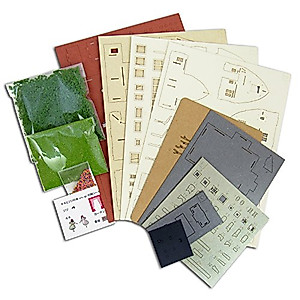 1/150 Studio Ghibli series Kiki's Delivery Service Kiki and Jiji house (Okino House) MK07-22 Paper Craft