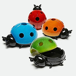 Fantasy Ashtray Ash Holder for Smokers Cigarettes Desktop Decoration Garden Statue Gift Outdoor Lawn Patio Gift for Home Office Balcony Yard Lawn (Red)