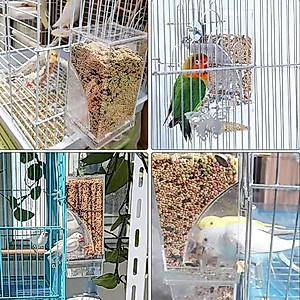 VERTUPET Anti Spill Bird Feeder for Multiple Pets, Polyester Material, No Mess